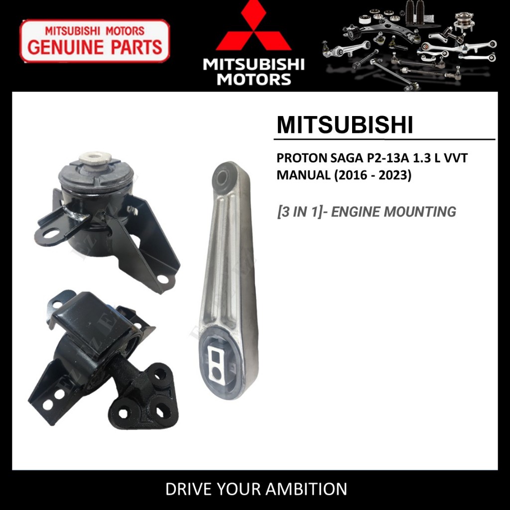 [3 IN 1]-ENGINE MOUNTING SET FOR PROTON SAGA P2-13A 1.3 L VVT MANUAL ...