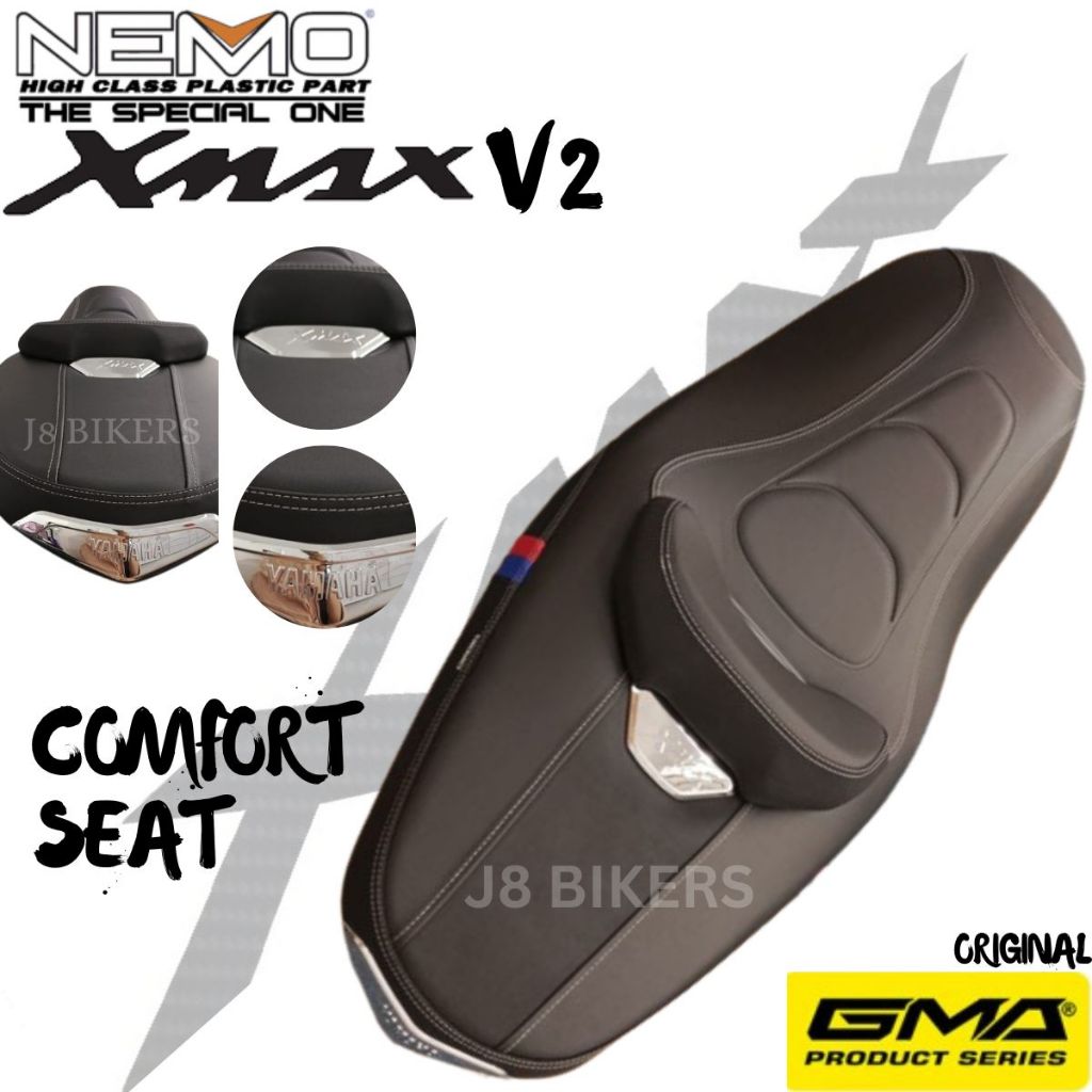 YAMAHA SEAT XMAX V1 V2 & ORIGINAL NEMO SEAT DESIGN FOR XMAX V1 V2 ...