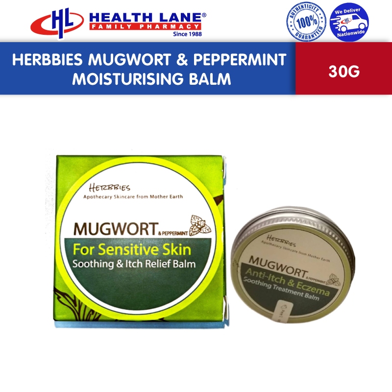Herbbies Moisturising Balm - Mugwort & Peppermint (30g) | Shopee Malaysia