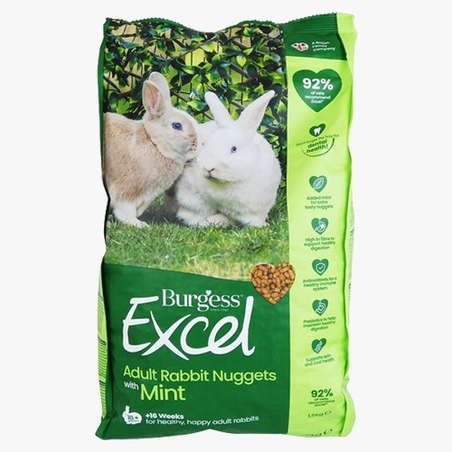 Burgess Excel Rabbit Food Adult Pallets - MINT (Repack) | Shopee Malaysia