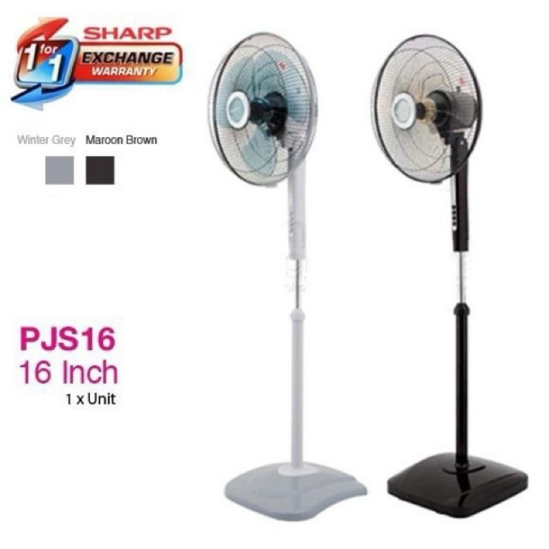 SHARP 16 INCH STAND FAN PJS169 | Shopee Malaysia