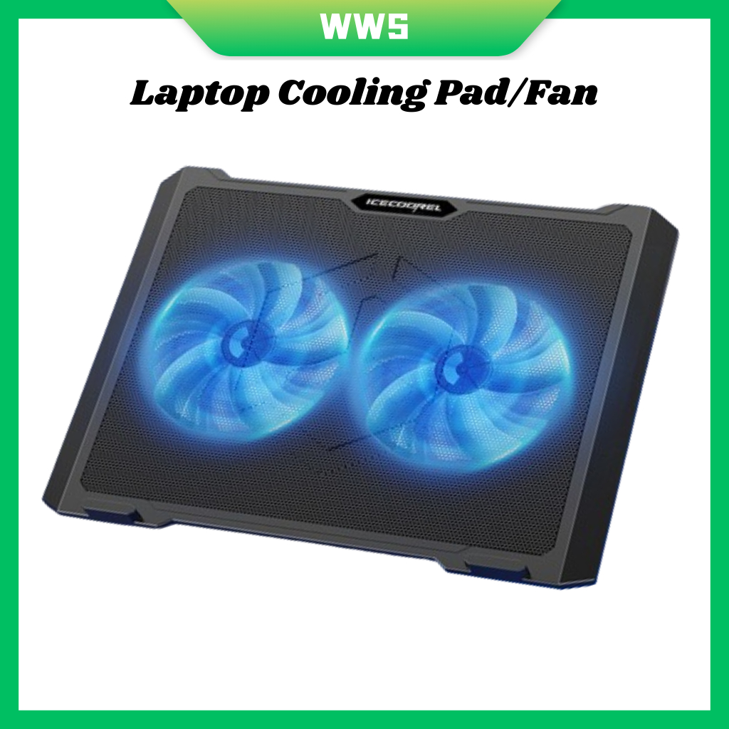 Laptop Cooling Pad/Cooling Fan (Support 12inch To 17.3inch Laptop ...