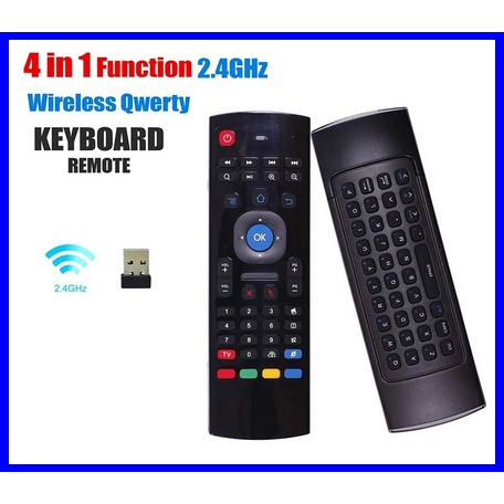 MX3 Air Mouse Mini Keyboard Wireless Remote 2.4G Multifunctional Fly ...