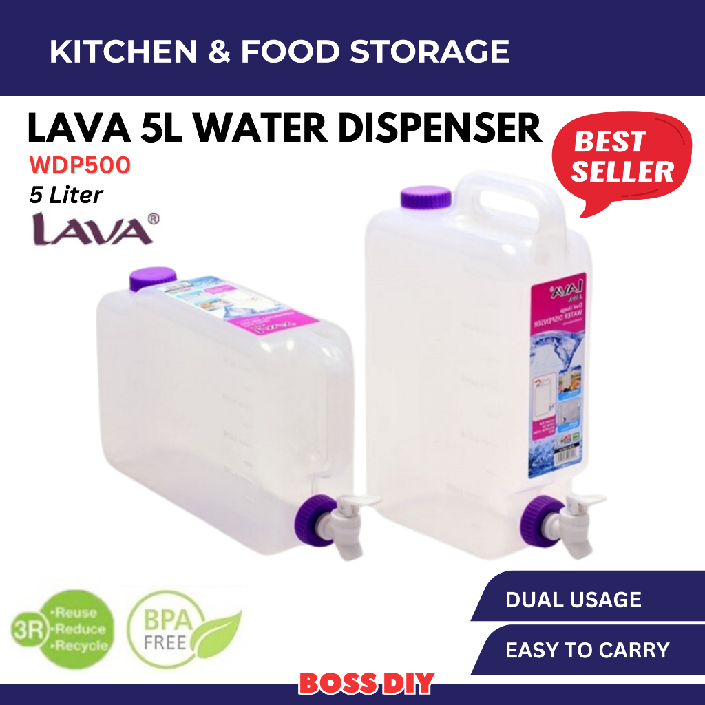 LAVA Water Dispenser (Dual Tap) 5.0L WDP500 | Shopee Malaysia