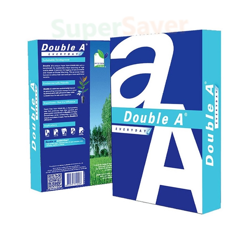 Double A A4 Copier Paper 70/80GSm ~ 500 Sheets | Shopee Malaysia