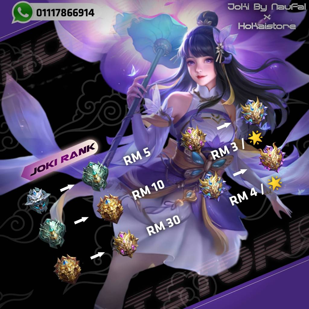 MLBB BOOSTING SERVICE / BOOSTING RANKED ML | Shopee Malaysia