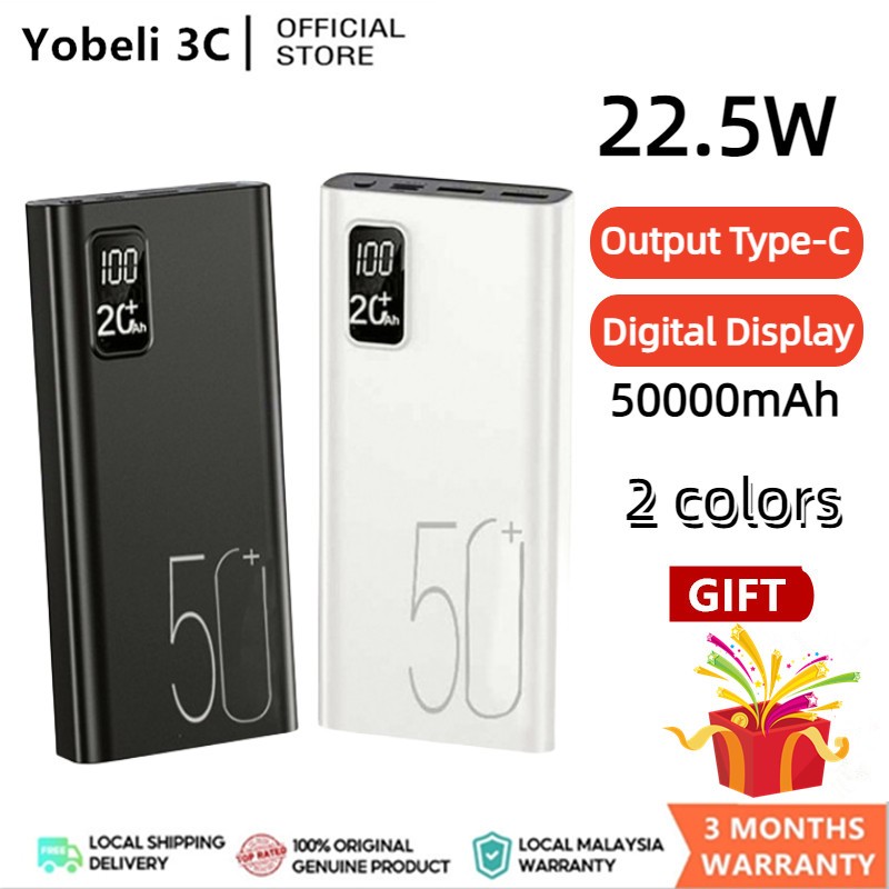 A35 powerbank 50000mAh original mini power bank high-capacity type-c ...