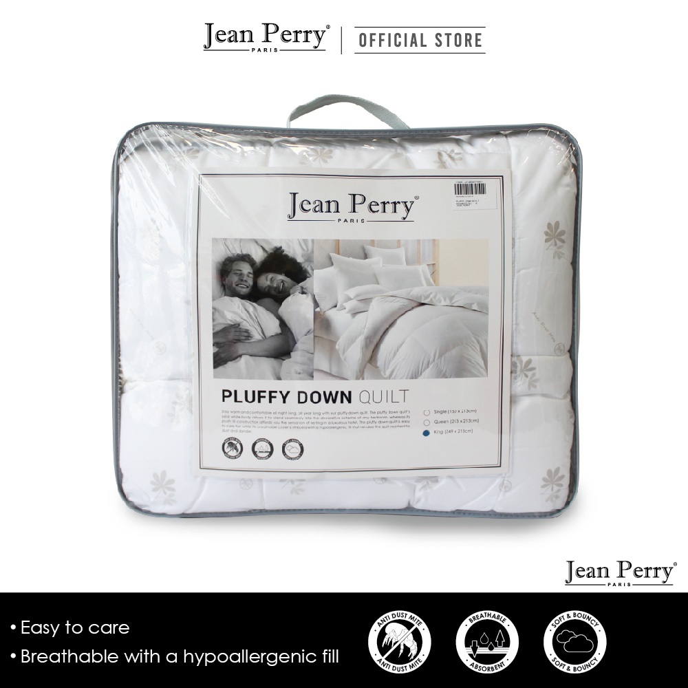 Jean Perry Pluffy Down White Quilt | Shopee Malaysia