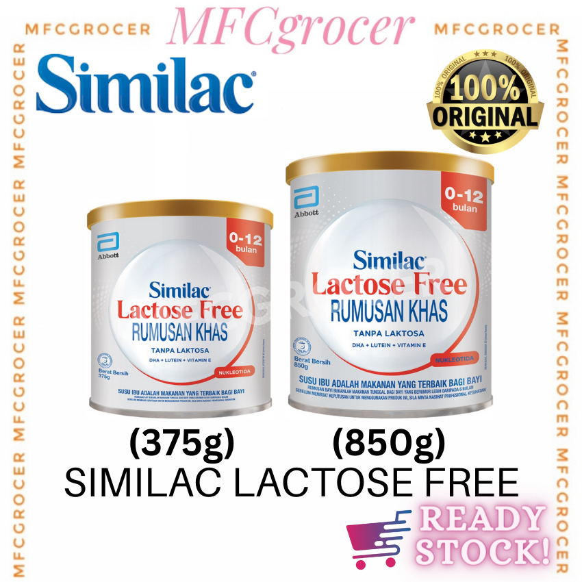 SIMILAC LF (Lactose Free / Tanpa Lactosa) ( 375g / 850g ) | Shopee Malaysia