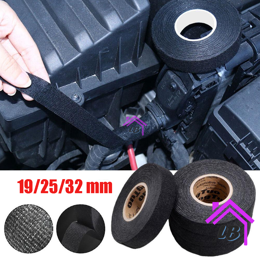 Black Wire Tape Adhesive Cloth Harness Wiring Automotive Wiring Harness ...