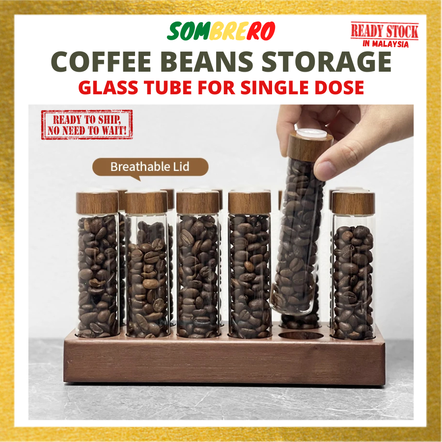 Coffee Beans Test Tube Coffee Glass Tube Single Dose Coffee Dosing ...