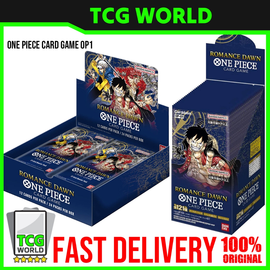 [Ready Stock]Bandai One Piece TCG Card Game OP1 - Romance Dawn (Booster Pack) | Shopee Malaysia
