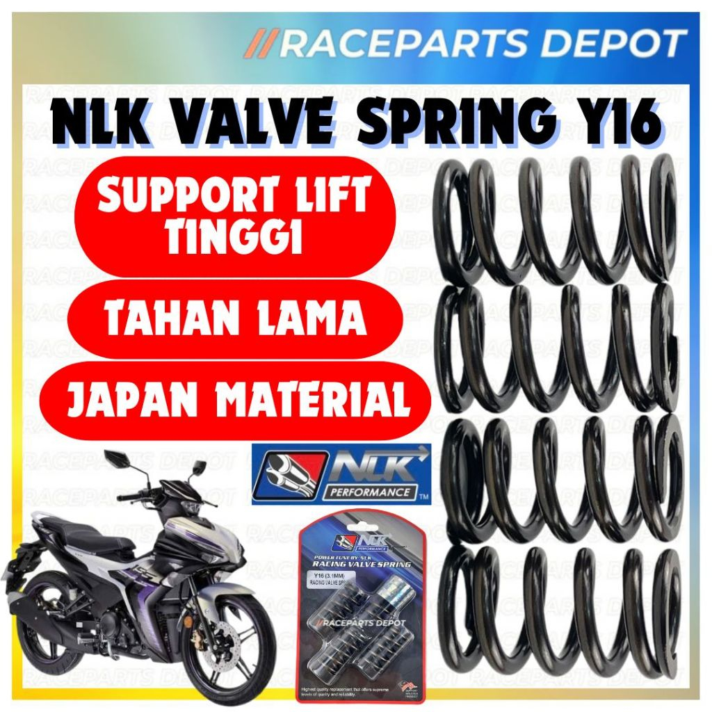 NLK Valve Spring Y16ZR 3.1MM Spring Valve Y16 | Shopee Malaysia