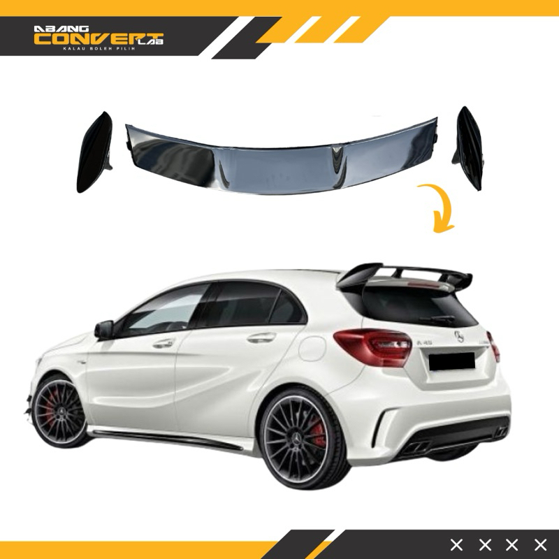 MERCEDES A CLASS SPOILER MURAH‼️💯🟠A45 🟠A35 🟠A180 🟠A200 🟠A250 | Shopee ...