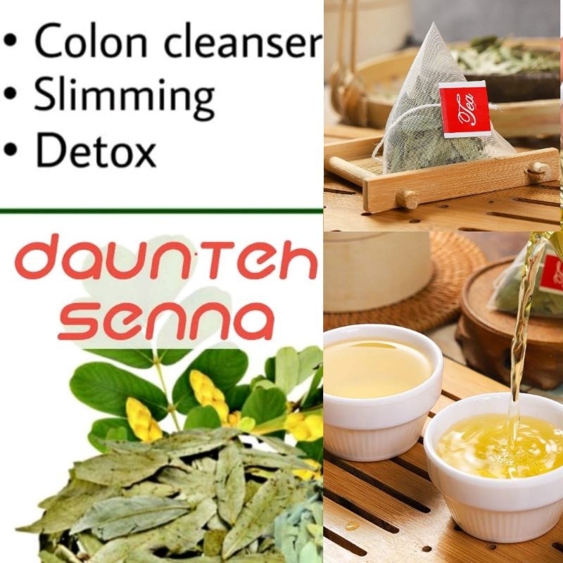 Teh Kurus Daun Senna/ Detox/ Bersih Usus/ 1pek 10 Uncang/ Body Detox ...