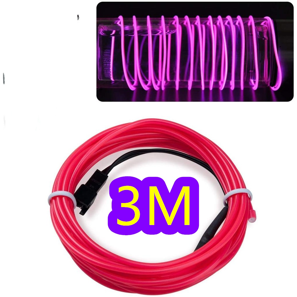 2.8mm Wording Light Strip EL Wire Neon Light With Iron Core Neon Custom ...