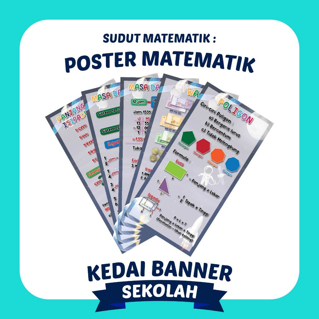 Poster Matematik | BBM Matematik | Sudut Keceriaan Matematik | STEM ...