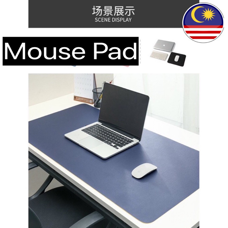 PU Leather 80x40 Portable Large Mouse Pad Waterproof Keyboard Mat Table ...