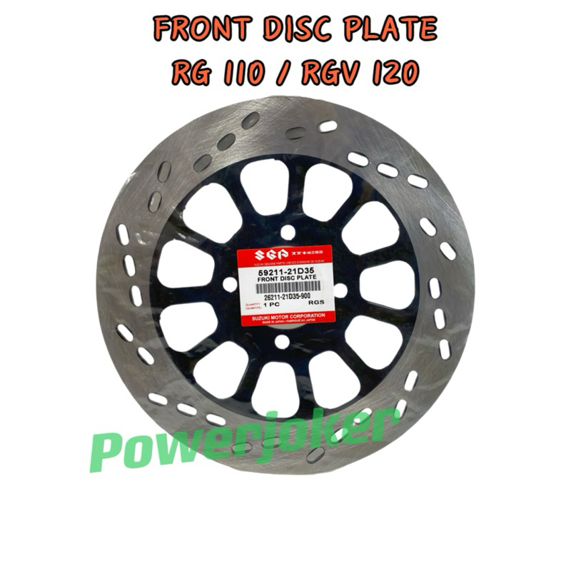 RGV/RG Sport/RG110/RG-V 120 (Front/Depan) Disc Brake Plate/ Disc Plate ...