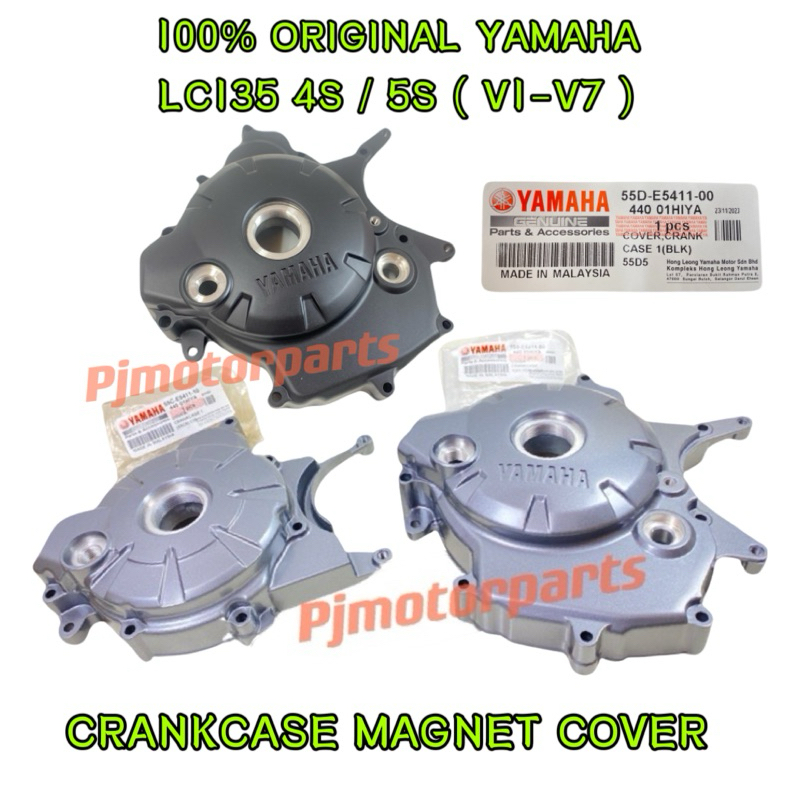 LC135 4S 5S - V1 V2 V3 V4 V5 V6 V7 ( 100% ORIGINAL YAMAHA ) CRANKCASE MAGNET COVER ENGINE CRANK ...