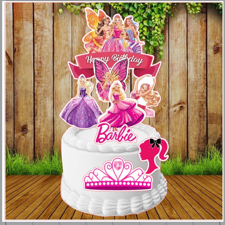 Barbie Cake Topper 012 | Shopee Malaysia