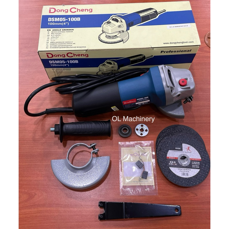 Heavy Duty Dongcheng Mesin Potong Besi 4” / Angle Grinder DSM05-100B ...