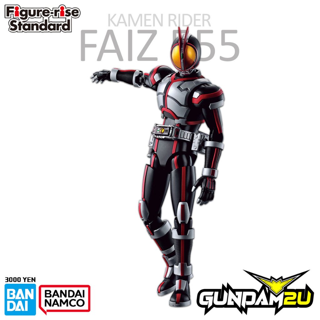 BANDAI FRS Kamen Rider Faiz 555 - Figure-rise Standard Heisei Masked ...
