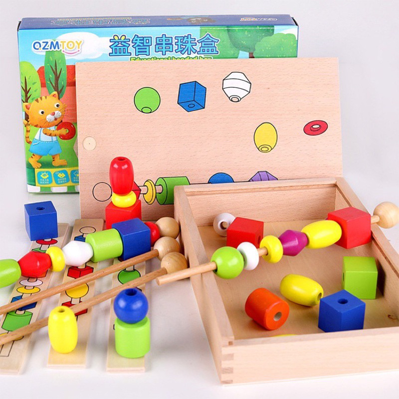 Sequencing Stick Fine Motor Montessori Colour and Shape Matching ...