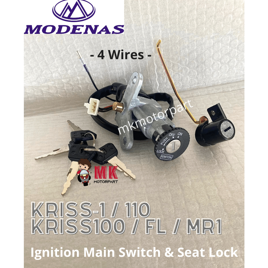 [ SC ] Modenas KRISS 1 , 2 / 100 FL 110 120 / MR1 Ignition Main Switch ...