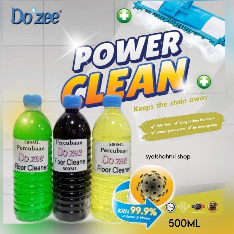Dozee Floor Cleaner 500ML Pencuci lantai(Beli 10 Percuma 1) | Shopee ...
