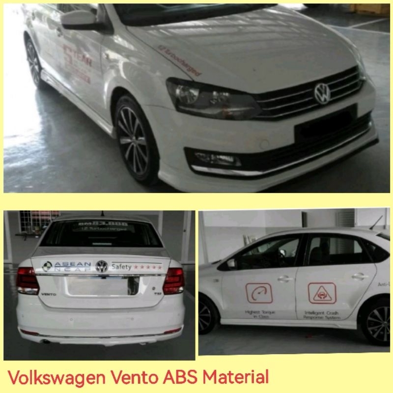 Volkwagen Vento (ABS Material) Body Kit - Front Skirt, Side Skirt, Rear ...