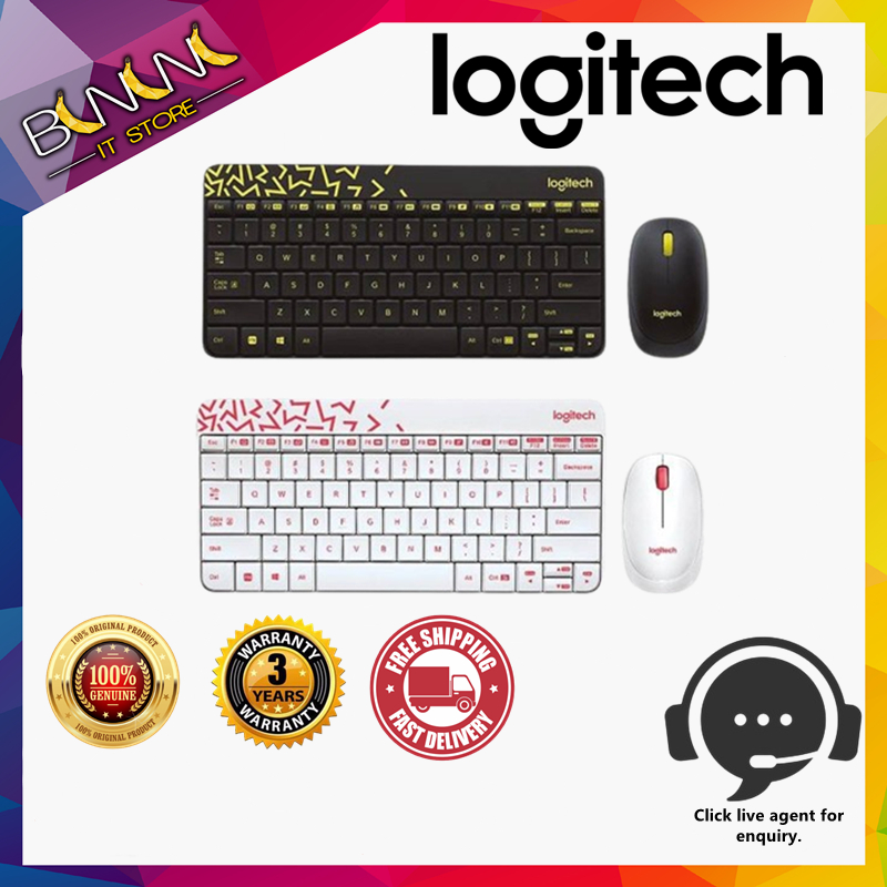 Logitech Mk240 Wireless Keyboard And Mouse Combo Simple Compact And Colorful Shopee Malaysia