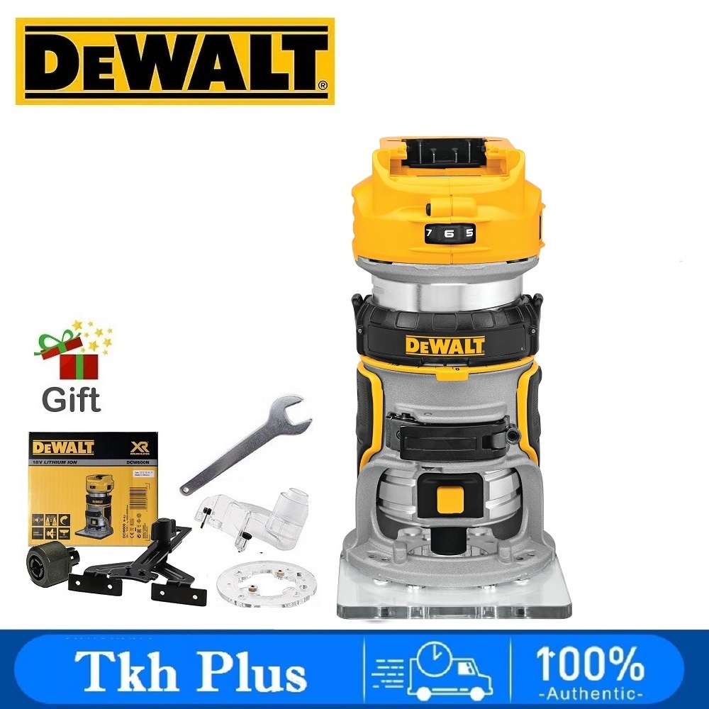 DEWALT DCW600N-KR 1/4" & 8mm 18/20V Brushless Cordless Router ( Bare ...