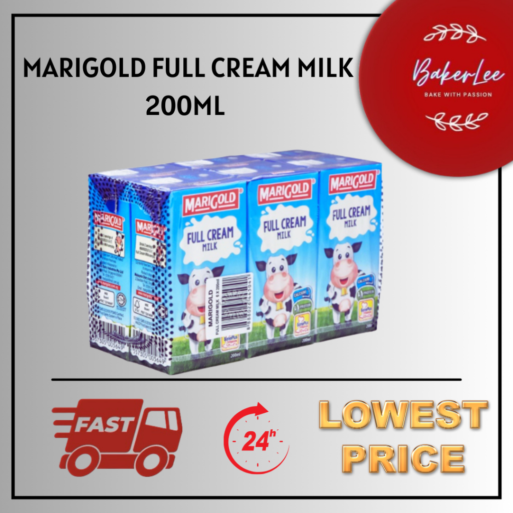 MARIGOLD FULL CREAM MILK 200ML x1 (READY STOCK) | Shopee Malaysia