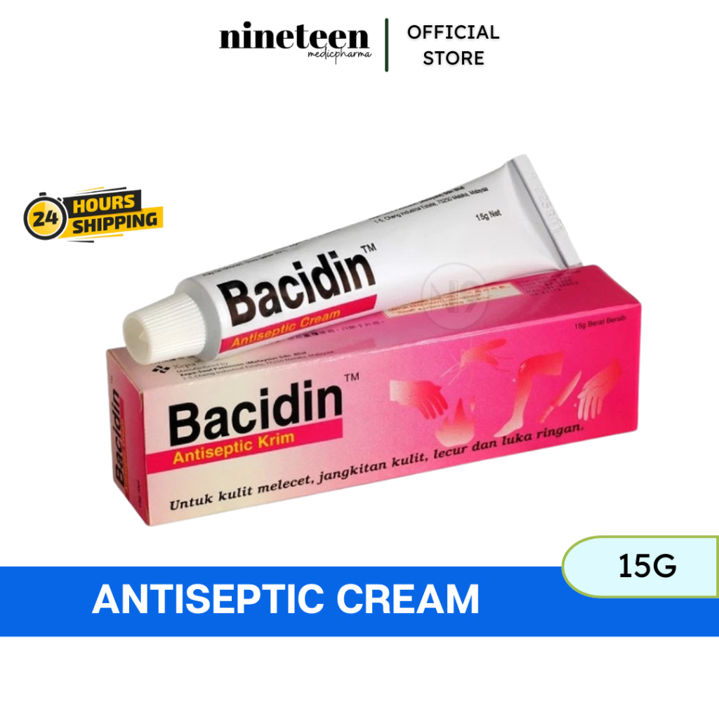 BACIDIN Antiseptic Cream (15G) | Shopee Malaysia
