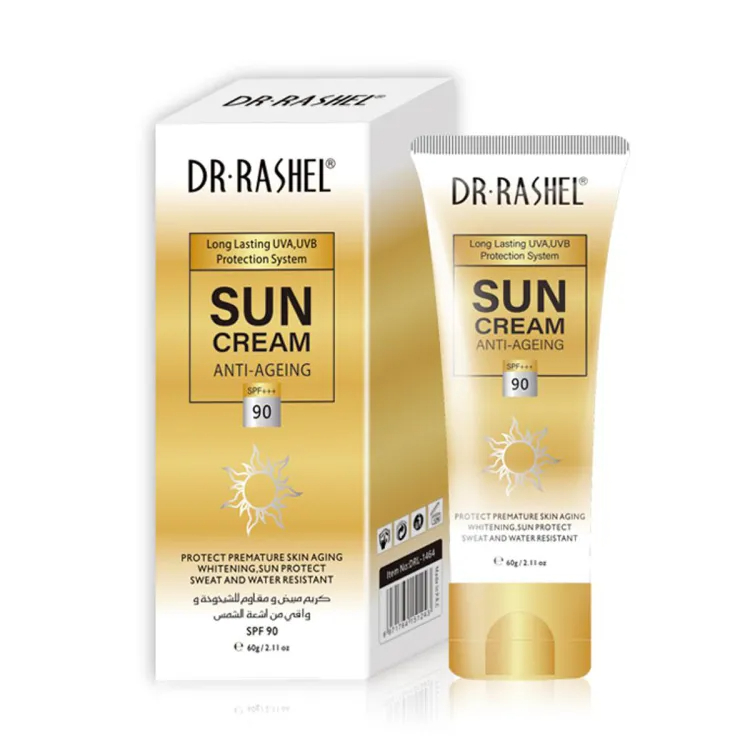 100% ORIGINAL DR RASHEL WHITENING SUN SCREEN SPF 90 Sunblock Long Lasting 60G | Shopee Malaysia