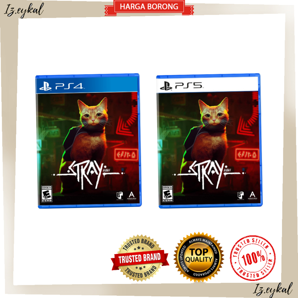 [PHYSICAL DISC] CHEAPEST PS4 PS5 Stray cat Rall English version cd disc original used game ...