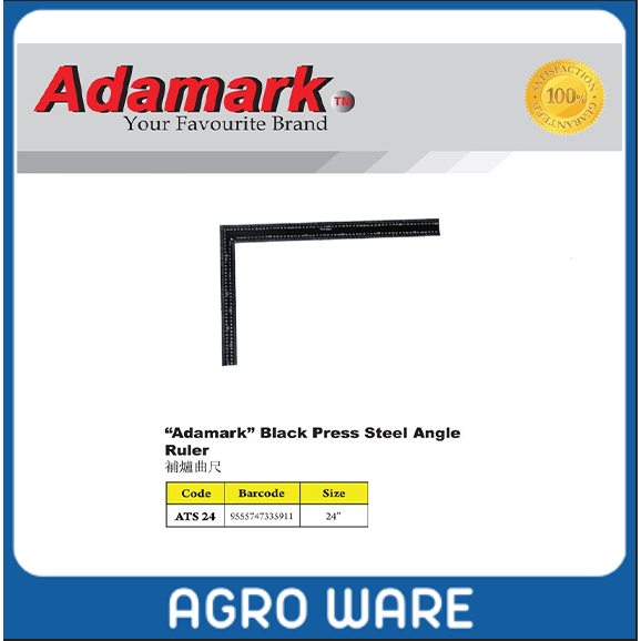BLACK STEEL TRY SQUARE RULER SESIKU ANGLE TRY SQUARE L SHAPE ANGLE ...
