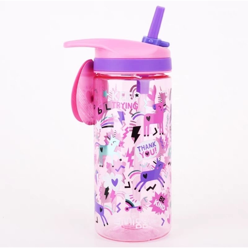 Smiggle let's Play Junior Drink Bottle 440ml straw bottle | Shopee Malaysia