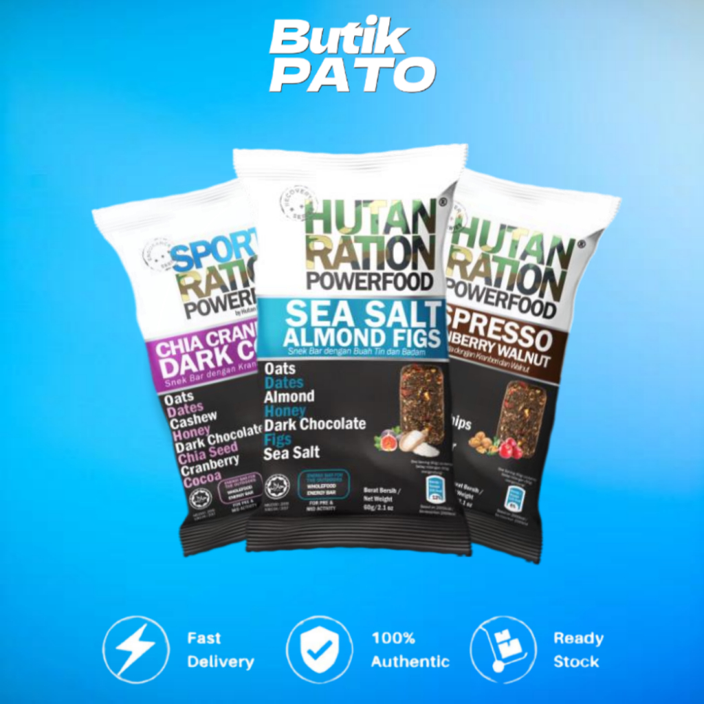 Hutan Ration PowerFood (60g x 1 pack) | Shopee Malaysia