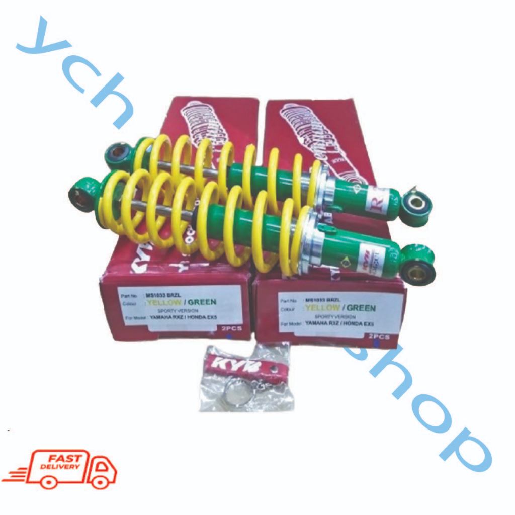 YAMAHA RXZ HONDA EX5 100% ORIGINAL KYB KAYABA ADJUSTABLE REAR ABSORBER ...