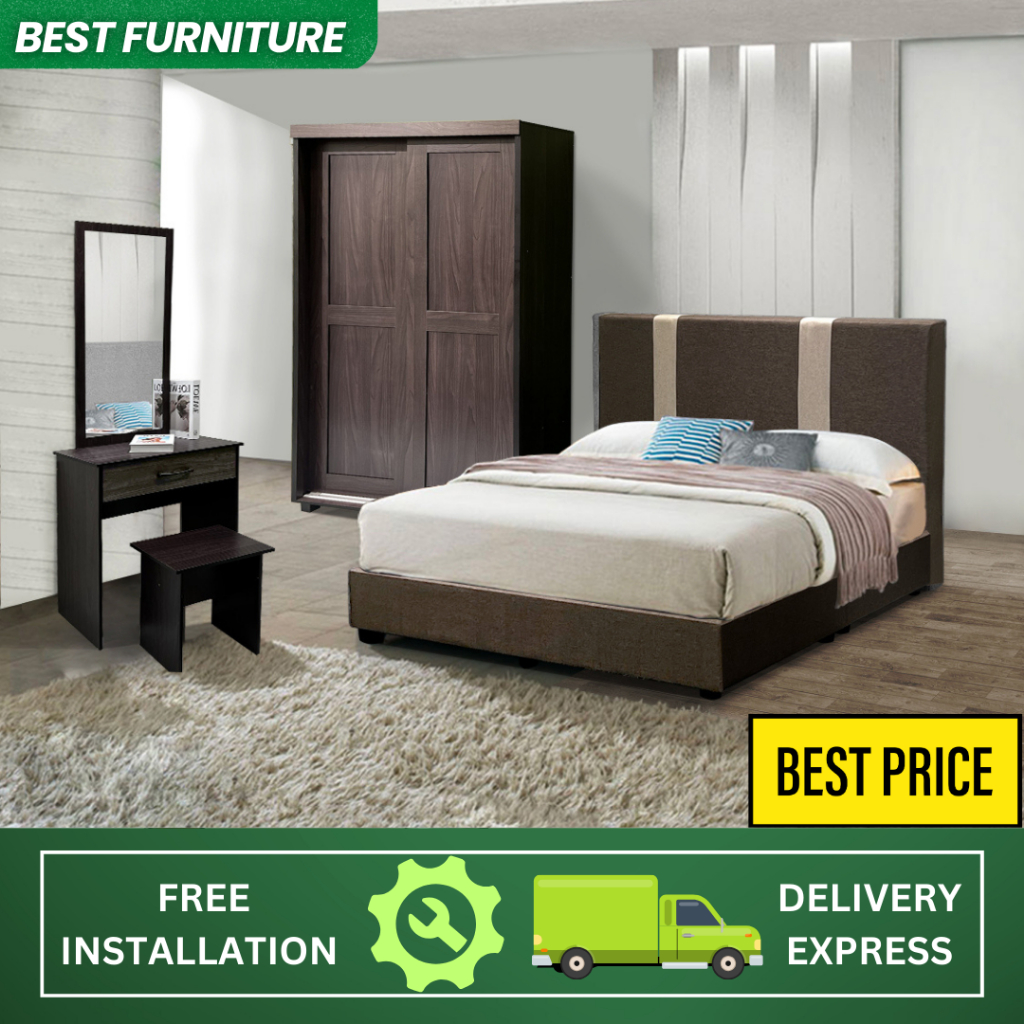 [BEST DEAL] [INSTALLATION PROVIDED] Bedroom Set~Set Bilik Tidur~Almari ...