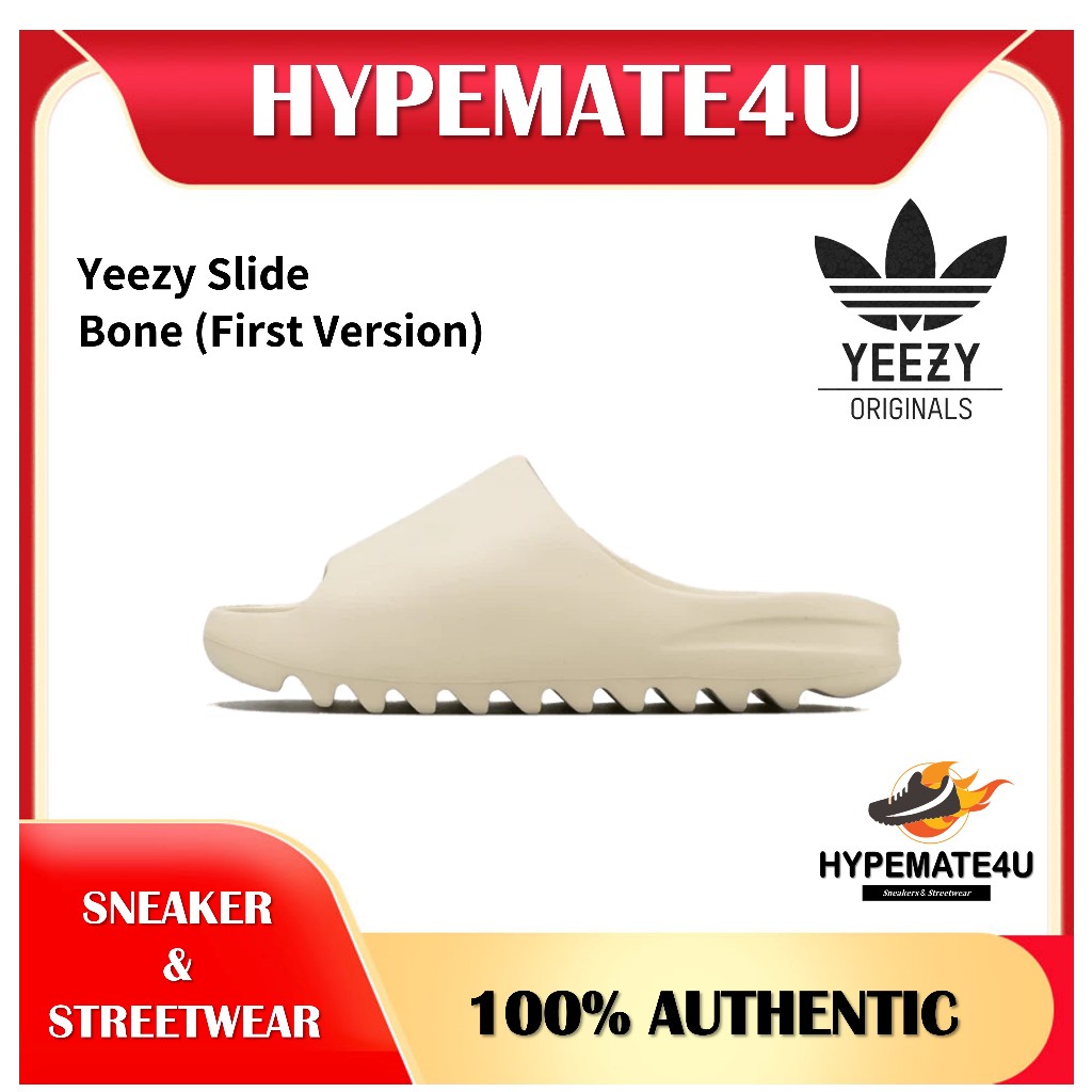 Yeezy Slide Bone First Version (Men) | Shopee Malaysia