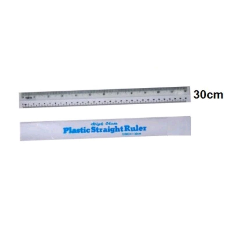 Plastic Ruler 30cm Pembaris High Class (1PC) Made in Taiwan | Shopee Malaysia