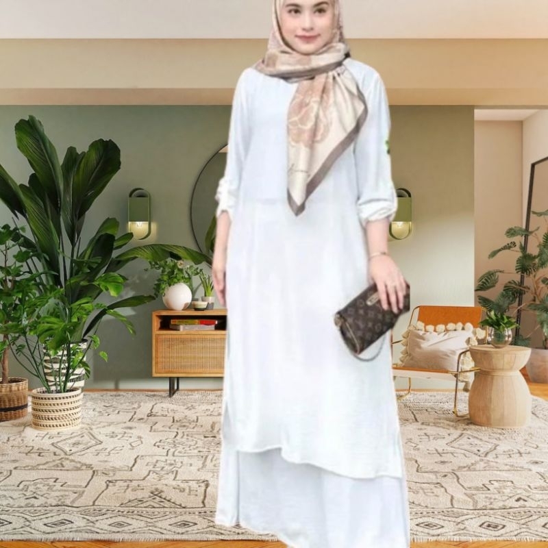 New Suit Set Bella Baju Muslimah Fashoin Women Clothing Set Skirt ...
