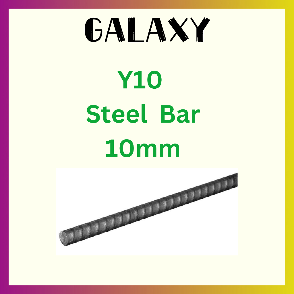 Y10 Steel Bar 10mm / Besi Bunga Y10 / Besi Bar 10mm Steel / Mild Steel ...