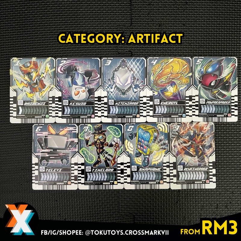 Ride Chemy Trading Card Artifact Category - Kamen Rider Gotchard | Shopee Malaysia
