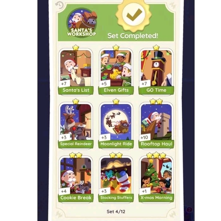 monopoly go card sticker set 4 | Shopee Malaysia