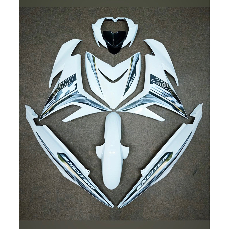 COVERSET Y15ZR V1/V2 EXITER PUTIH STICKER TANAM | Shopee Malaysia