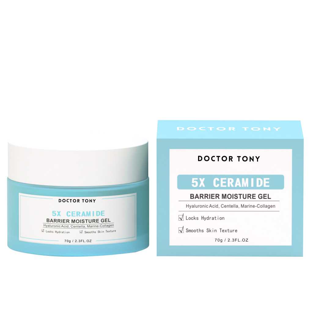 DOCTOR TONY 5X Ceramide Skin Barrier Repair Moisturizer Gel Cream Day ...